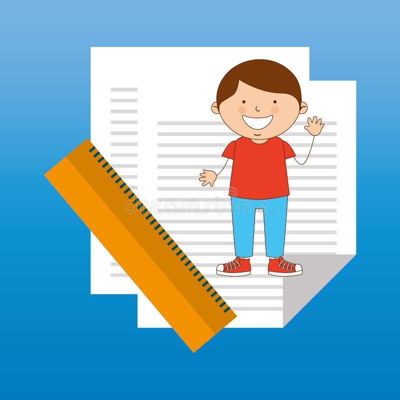 Small students design stock illustration. Illustration of background ...