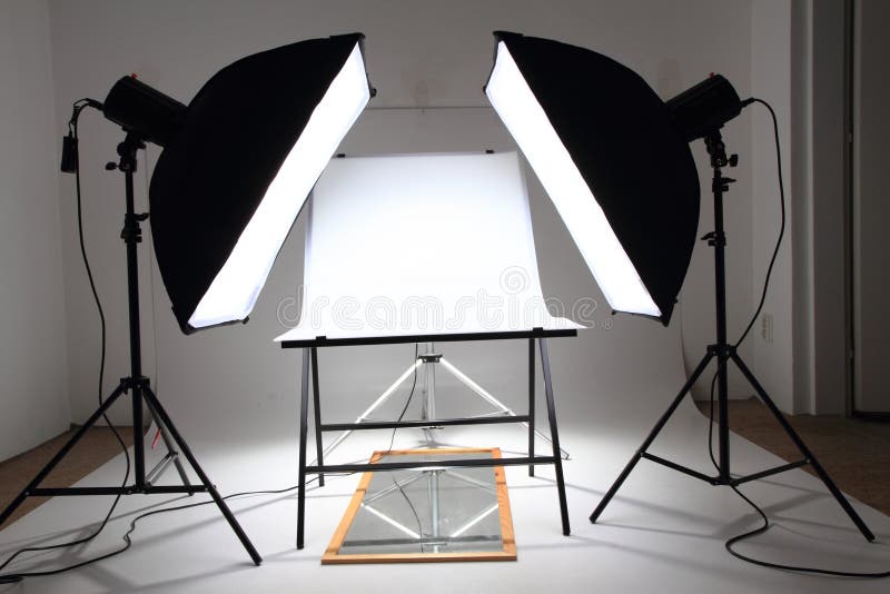 Small studio stock photo. Image of nice, flashlight, photographic ...