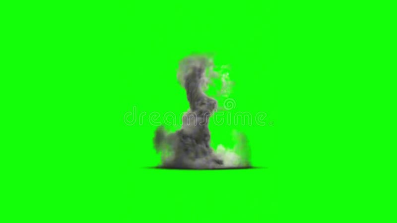 Old CRT TV with Green Screen Display Animation Stock Footage - Video of ...