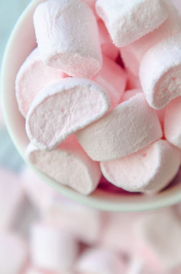 Small Sugar Candy Marshmallow in the Cup Stock Image - Image of feast ...
