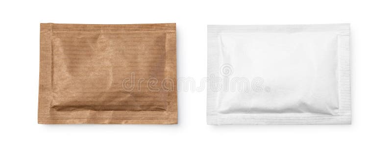 Small Sugar Packets Isolated Stock Image - Image of closeup, paper ...