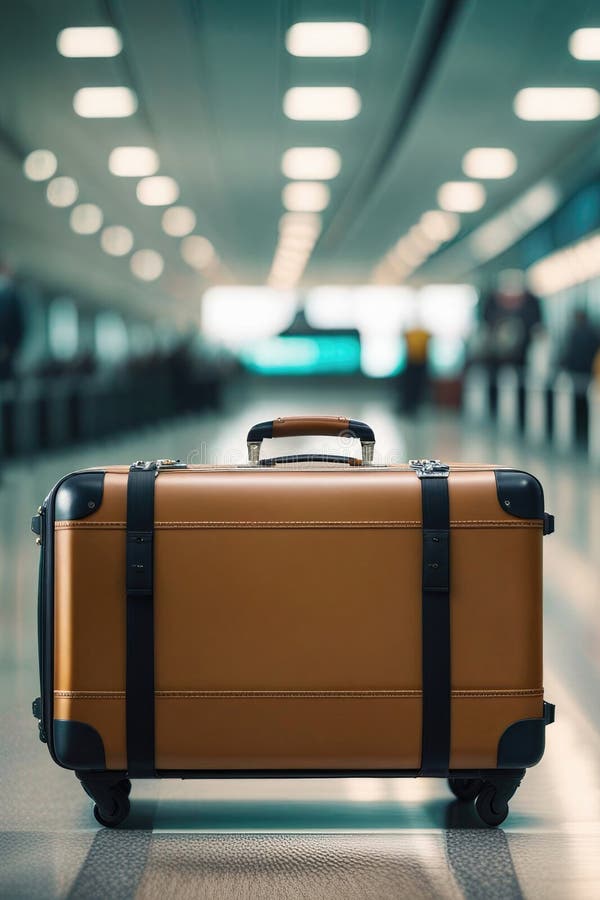 Small Suitcase Image. Generative Ai Stock Illustration - Illustration ...