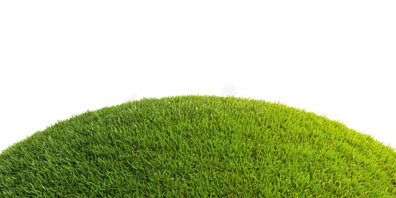 Small Surface Covered with Grass, Grass Podium, Lawn Background 3d ...