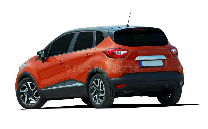 Small suv Rear view stock illustration. Illustration of small - 45238949
