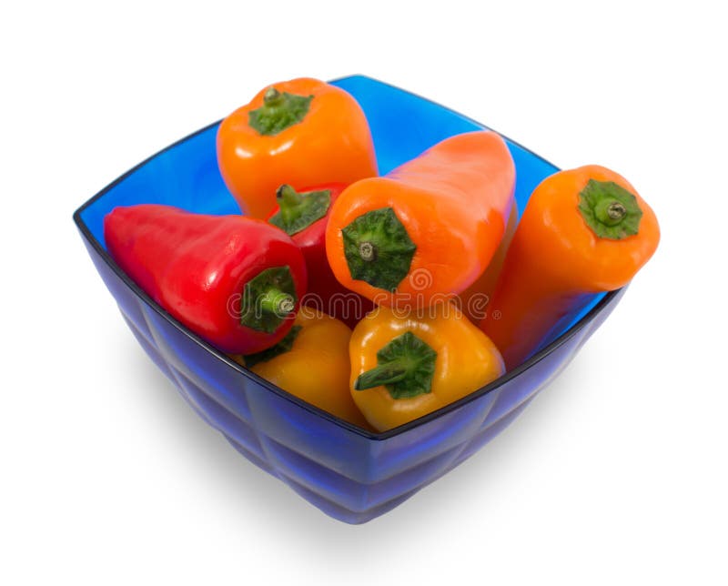 Small Sweet Colored Peppers Stock Image - Image of pile, small: 30002677