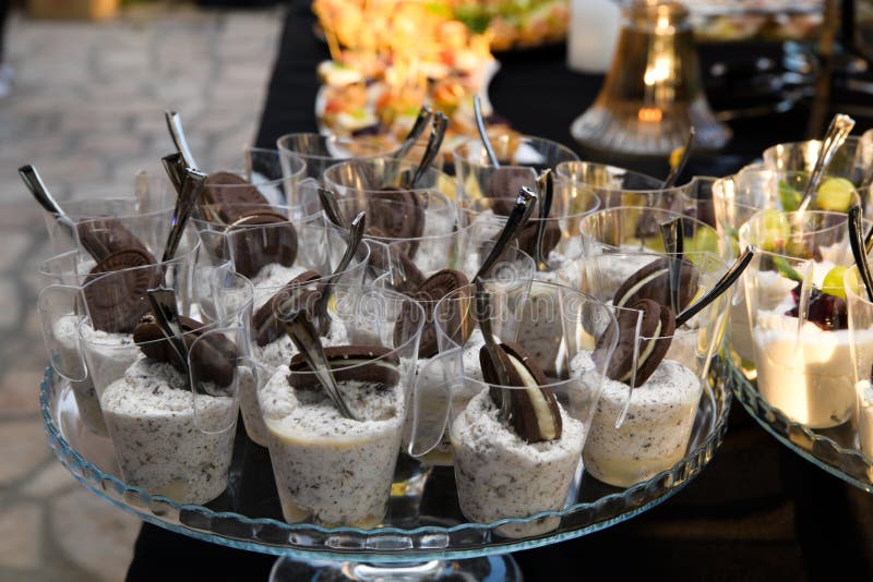 Small Sweet Treats Turned into Cakes Enriched with Chocolate, Waffles ...