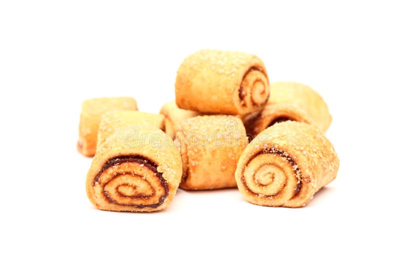 Small Swiss Rolls stock image. Image of shot, dessert - 45080077