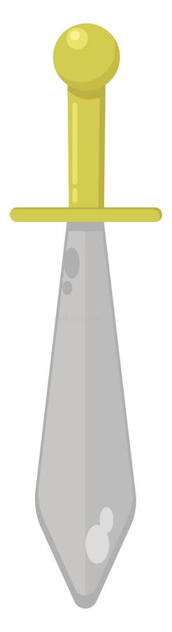 Small Sword, Illustration, Vector Stock Vector - Illustration of ...