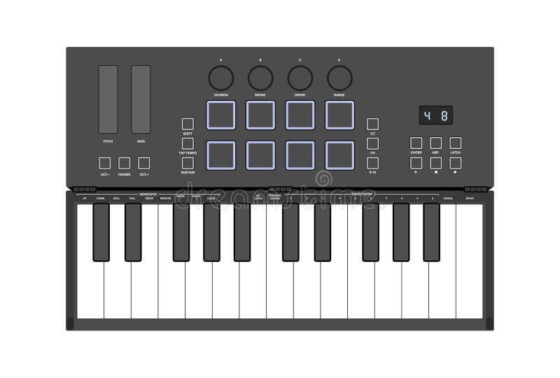 Midi Keyboard Vector Stock Illustrations – 1,140 Midi Keyboard Vector ...