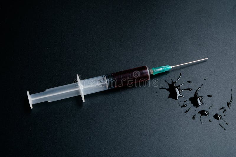 A Small Syringe into Which a Hollow, Sharp-pointed Bevel-cut Needle is ...