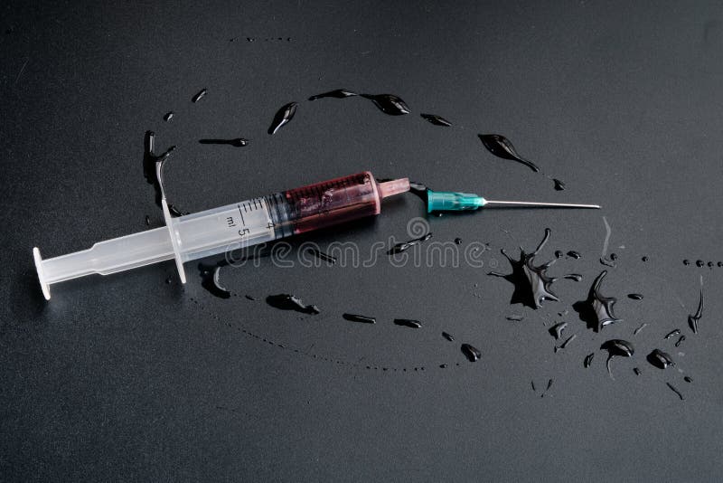 A Small Syringe into Which a Hollow, Sharp-pointed Bevel-cut Needle is ...