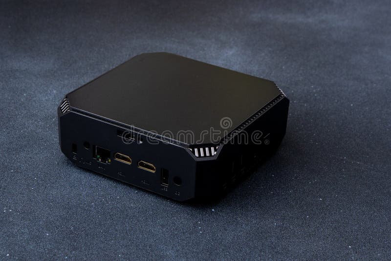 A Small System Unit of a Personal Computer. Compact Device. Stock Image ...