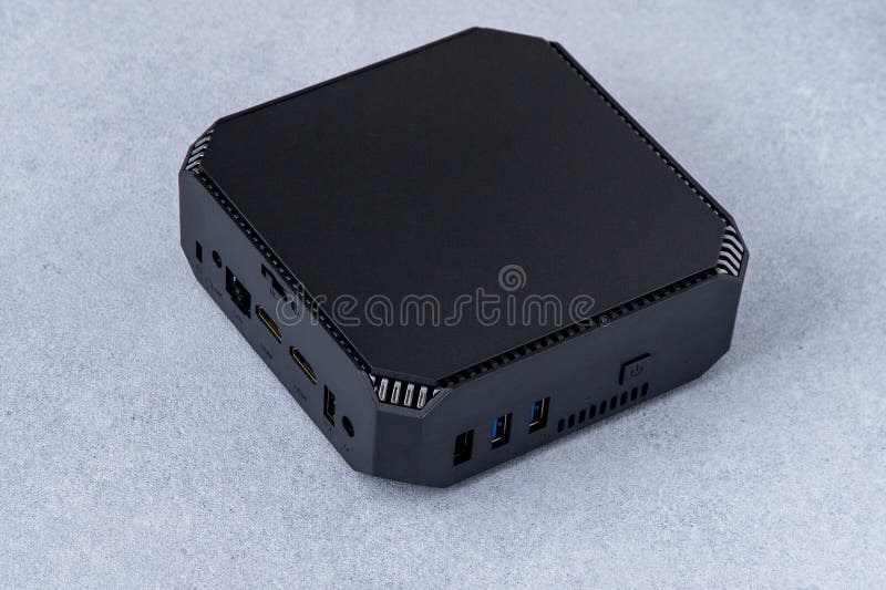 A Small System Unit of a Personal Computer. Compact Device. Stock Image ...