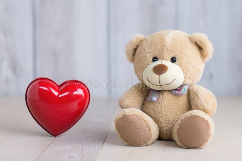 Small Teddy Bear Sat Next To a Piggy Bank Stock Illustration ...