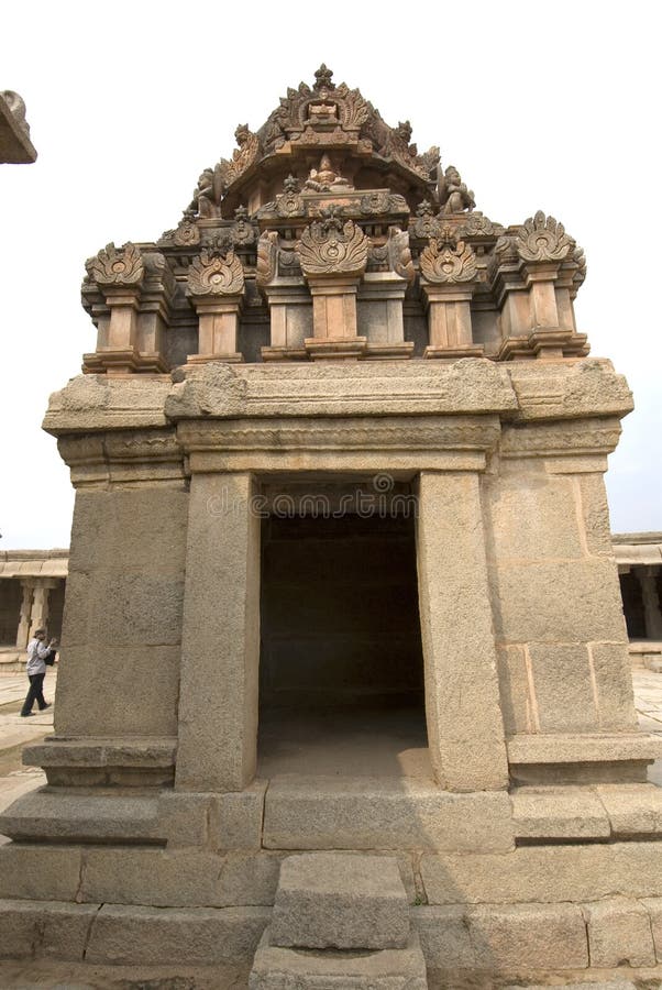 A Small Temple in Complex of Krishna Temple at Hampi Stock Image ...