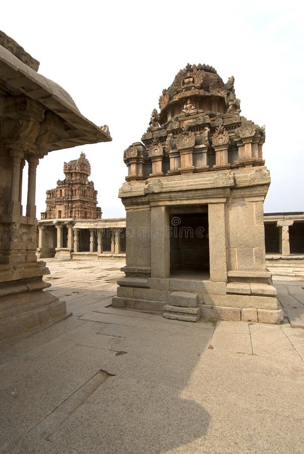 A Small Temple in Complex of Krishna Temple at Hampi Stock Photo ...