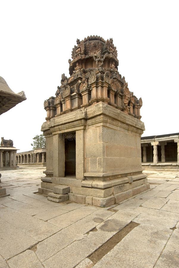 A Small Temple in Complex of Krishna Temple at Hampi Stock Photo ...