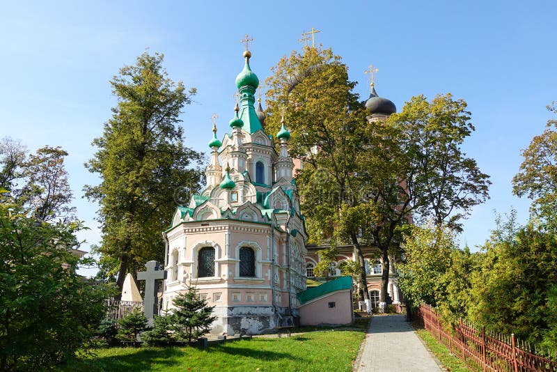 The Small Temple of the Don Monastery in Moscow Stock Image - Image of ...