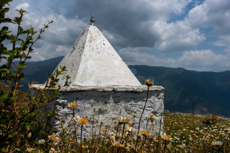 A Small Temple on a Hilltop. these Small Dome Temples are Typical in ...
