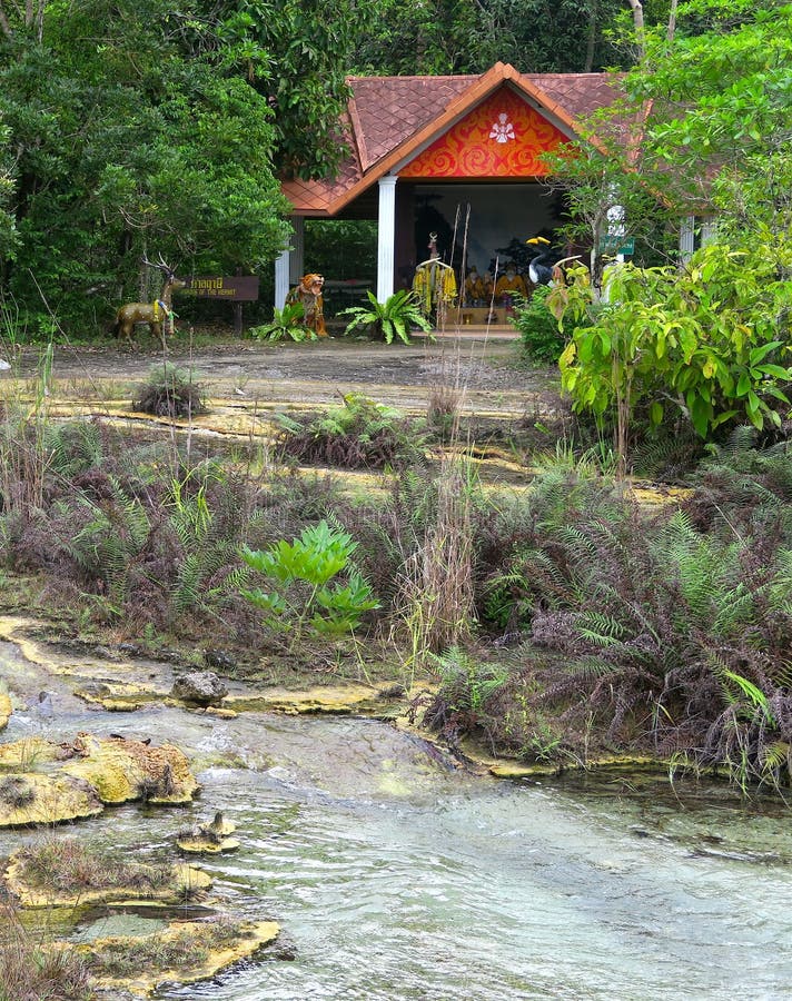 Small Temple in the Jungle with a Beautiful Surrounding Stock Photo ...