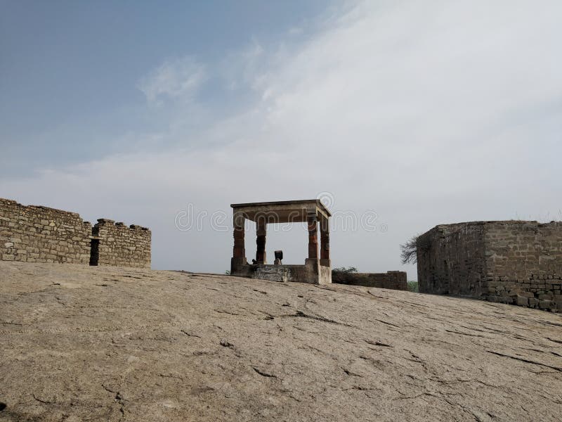 Rock Fort in Trichy, India, Aerial Drone View Stock Photo - Image of ...