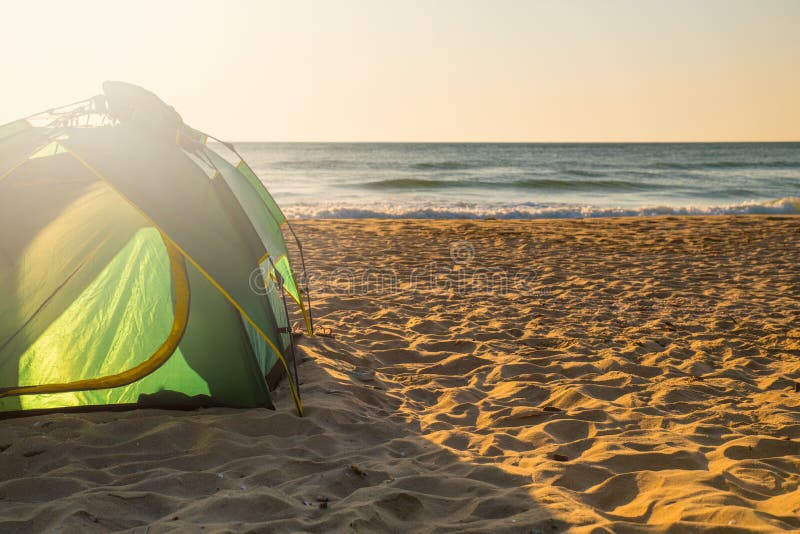 A small tent stock photo. Image of camp, dusk, tourism - 168842614