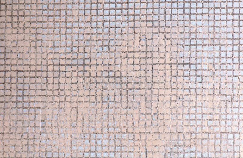 Small Tiles on the Wall As an Abstract Background. Texture Stock Photo ...