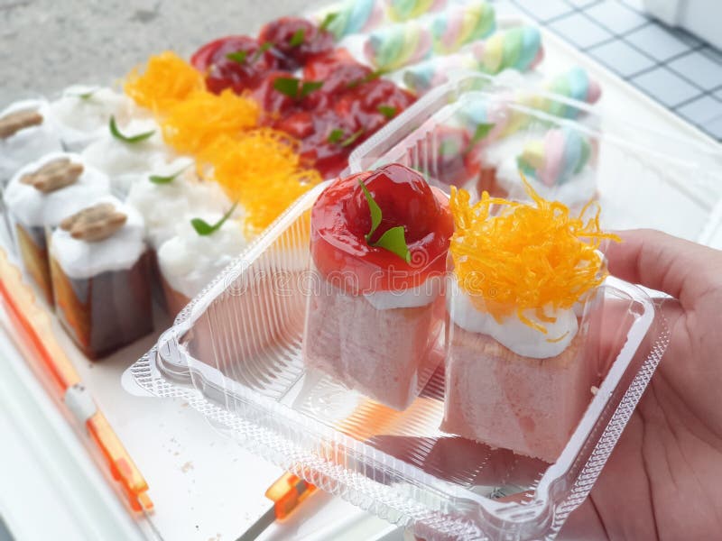 Small Tiny Cakes Cream Topping Stock Photos - Free & Royalty-Free Stock ...