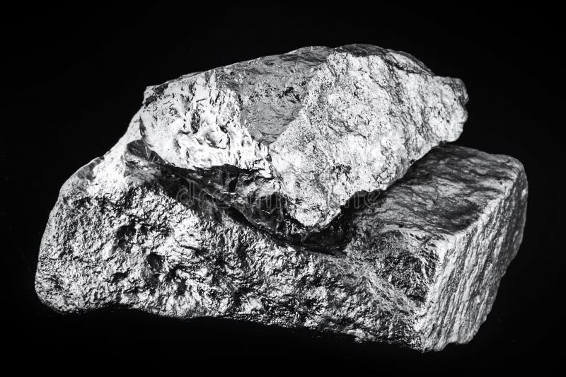 Small Titanium Stone, Metal Used in Light Alloys. Macro Photography of ...