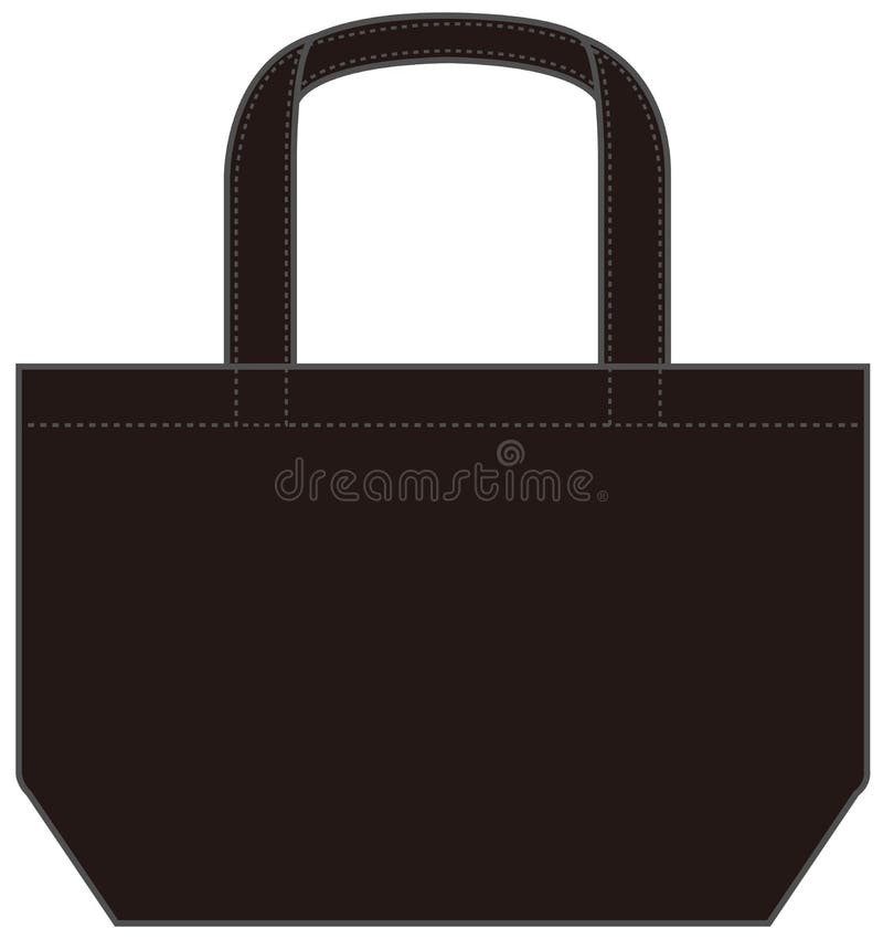 Small Tote Bag Ecobag , Shopping Bag Template Vector Illustration with ...