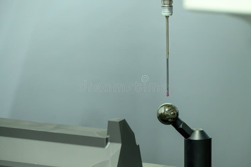 The Small Touching Probe Calibration Process with 3D Sphere Ball Stock ...