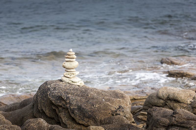Small tower stock image. Image of personal, line, pebble - 65923873