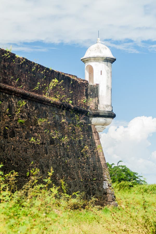 Small Tower at St. Joseph Fortress in Macapa, Braz Stock Image - Image ...