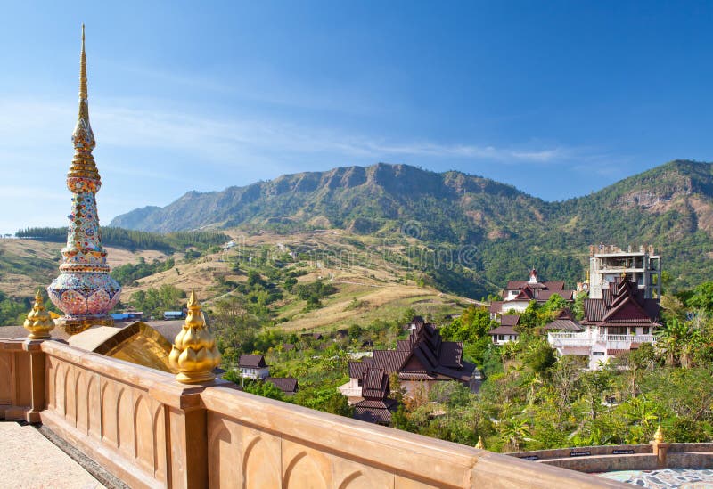 Small town stock image. Image of buildings, hill, beauty - 24484971