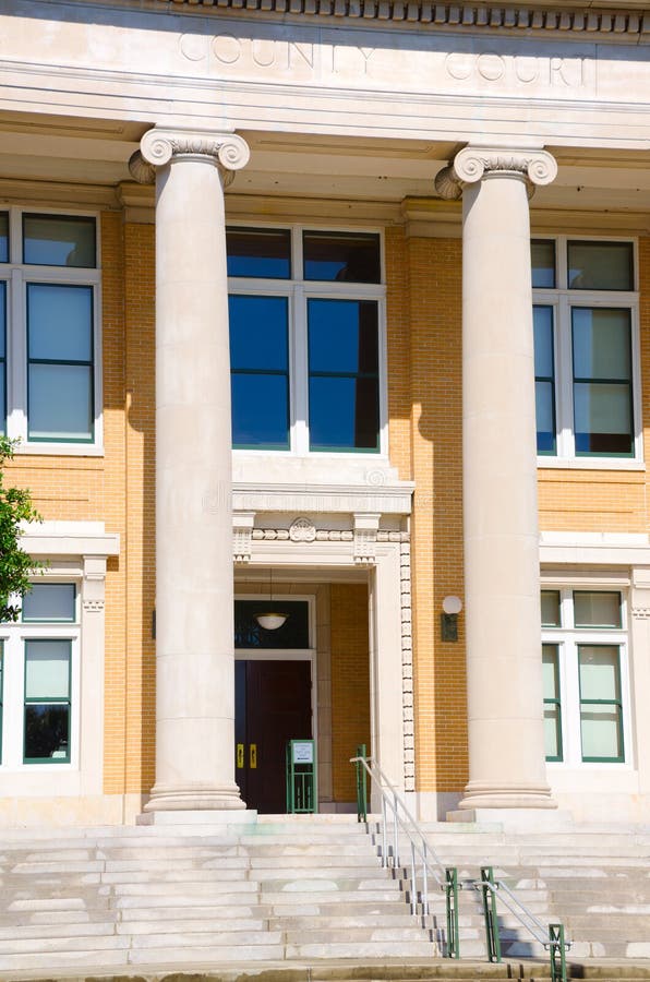 Small Town Brick County Courthouse Building Stock Photo - Image of ...