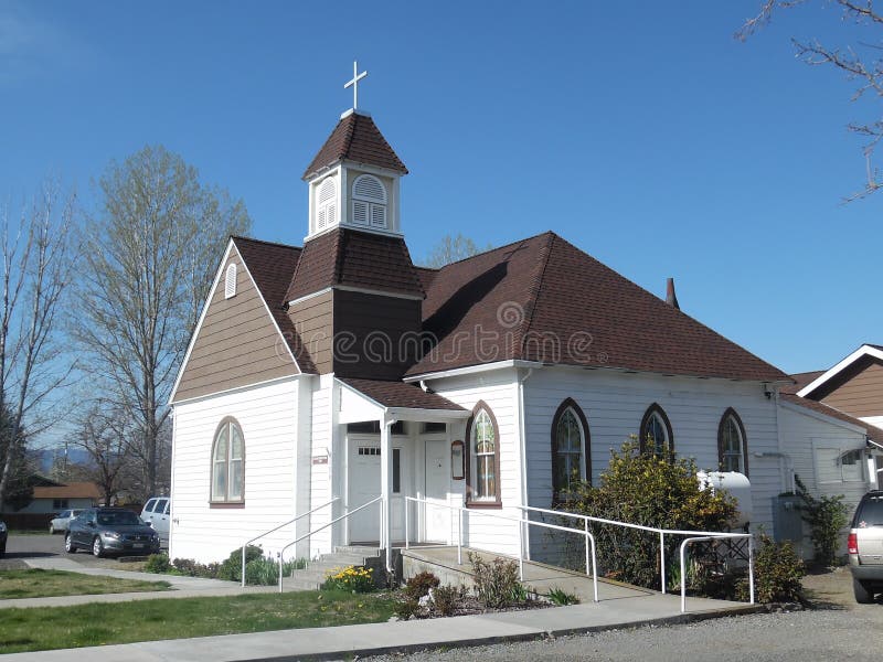 Small Town Church editorial stock photo. Image of faith - 73772218