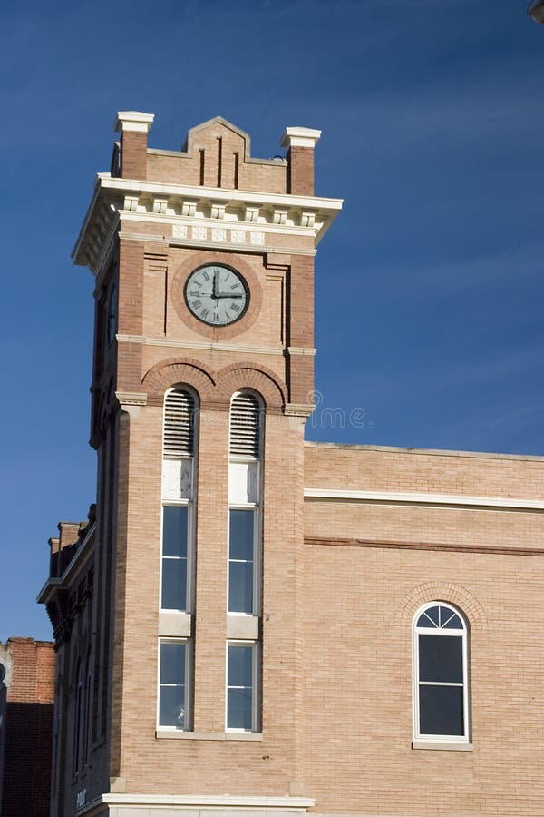 Town Clock Tower Spokane, WA Stock Photo - Image of inland, spokane ...