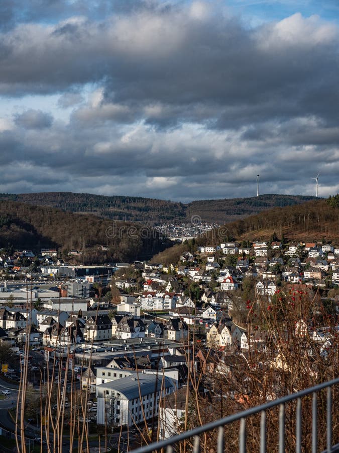 A Small Town of Dillenburg in Germany, Hesse Stock Photo - Image of ...