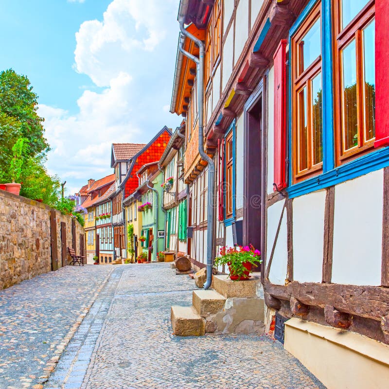 Small town Germany stock photo. Image of medieval, european - 148412870