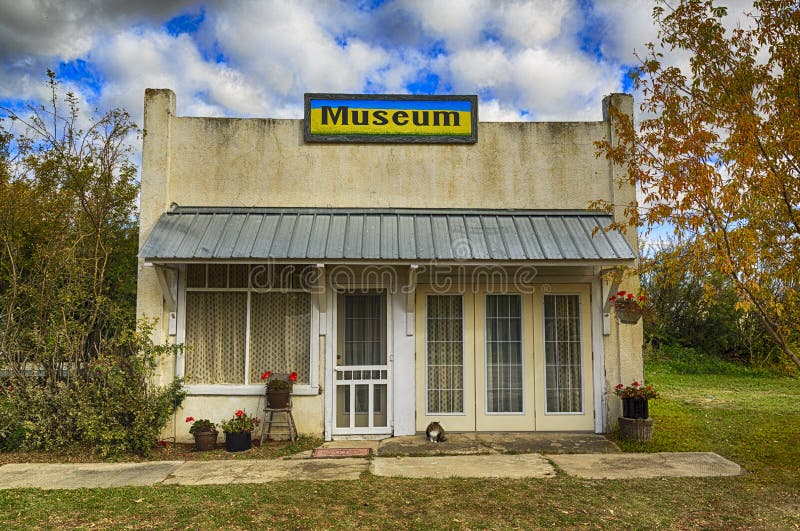 Small Town Museum stock image. Image of building, facade - 29163829