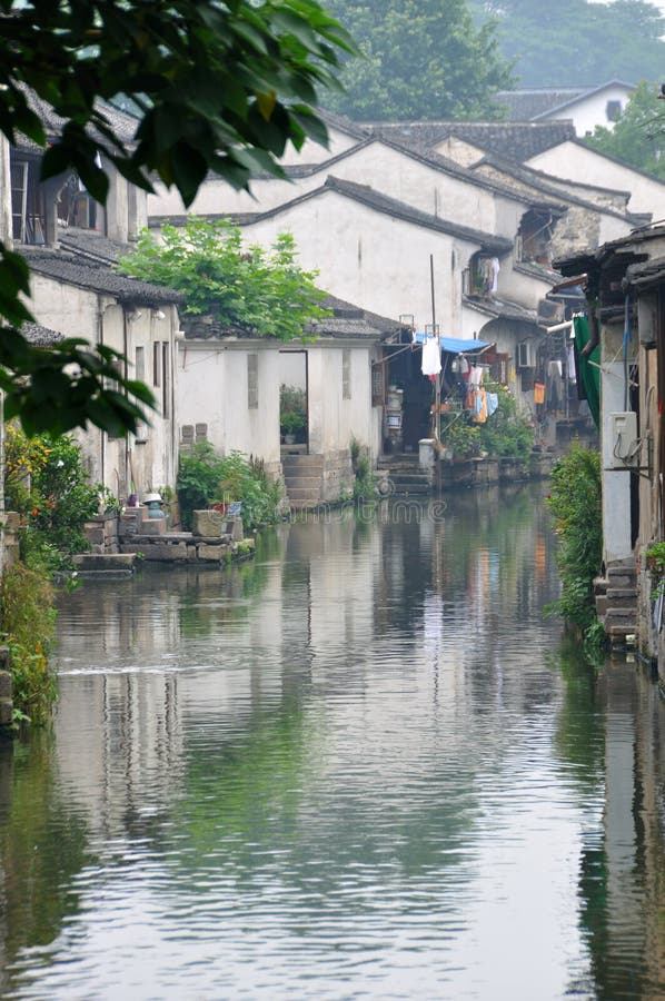 Small Town in Southern China Stock Photo - Image of life, village: 15812304