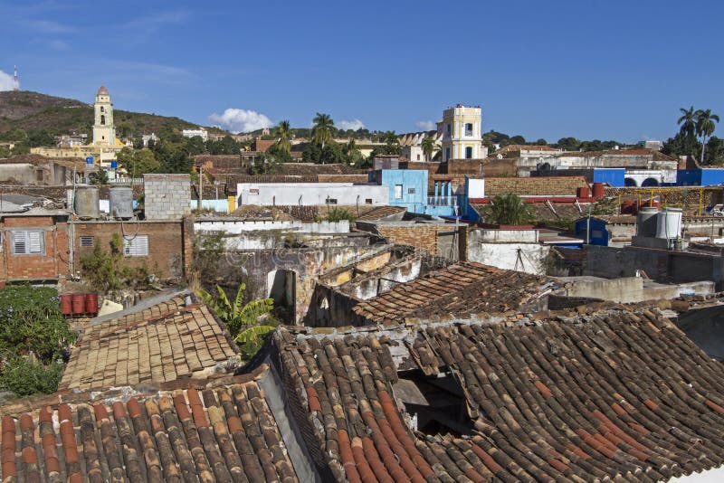 The Small Town of Trinidad on Cuba Stock Image - Image of street ...