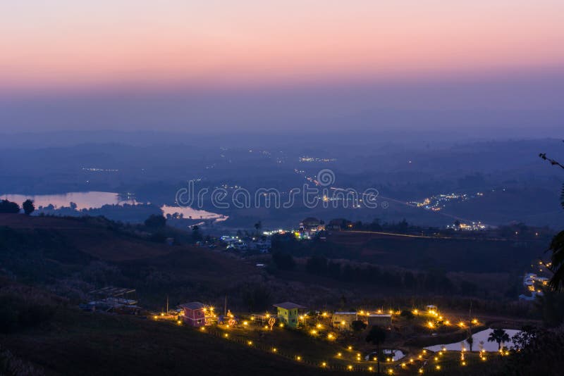 Small town in a valley stock photo. Image of multi, village - 36453938