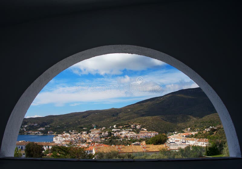 Small town view stock image. Image of clouds, europe - 27205485
