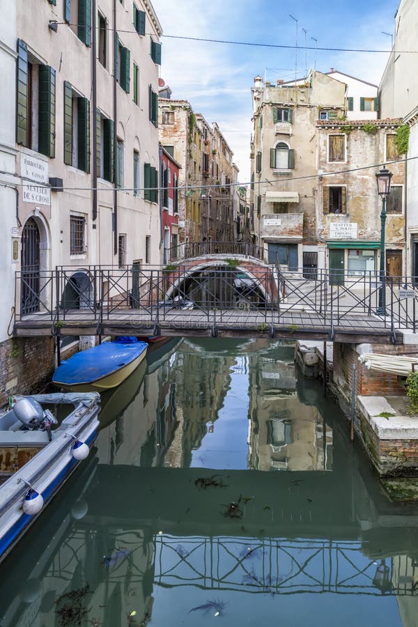Small Traditional Bridges in Venice, Italy Stock Photo - Image of ...
