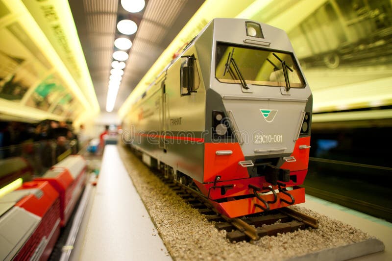 Small train model editorial stock image. Image of machinery - 67303289