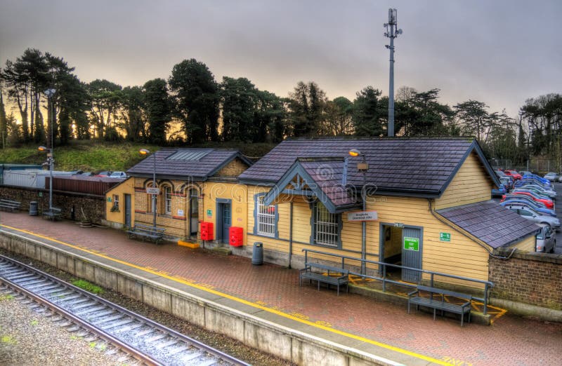 A Small Train Station stock image. Image of facebook - 47270111