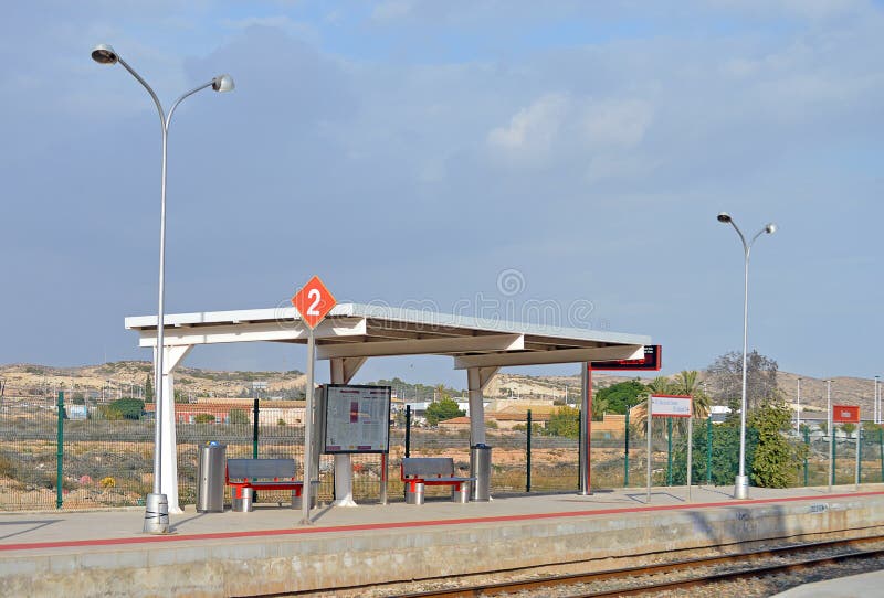 A Small Train Station stock image. Image of facebook - 47270111