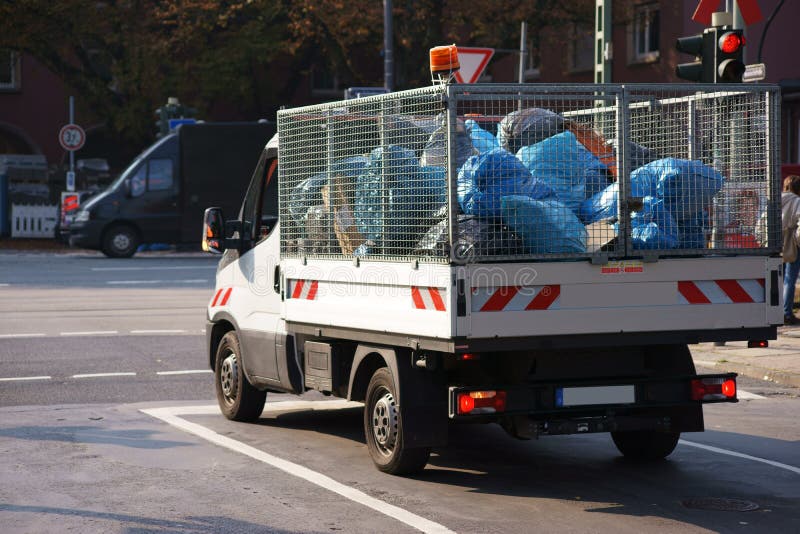 Garbage removal stock photo. Image of area, barred, protection - 101704638