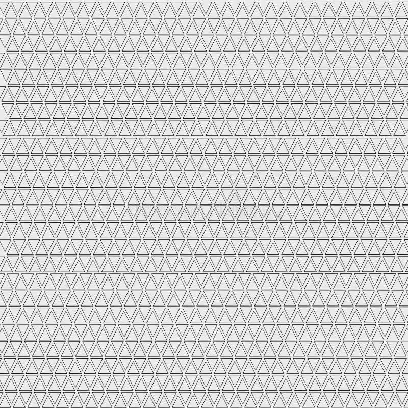 Small Triangle Seamless Pattern. White and Black. Stock Vector ...